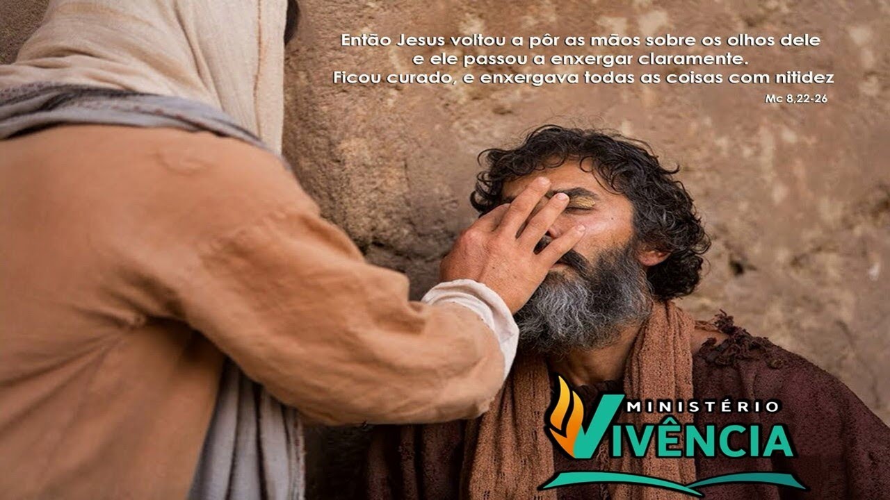 PALAVRA PODEROSA (O CEGO DE BETSAIDA) #fyp #gospel #cristo #cura - YouTube