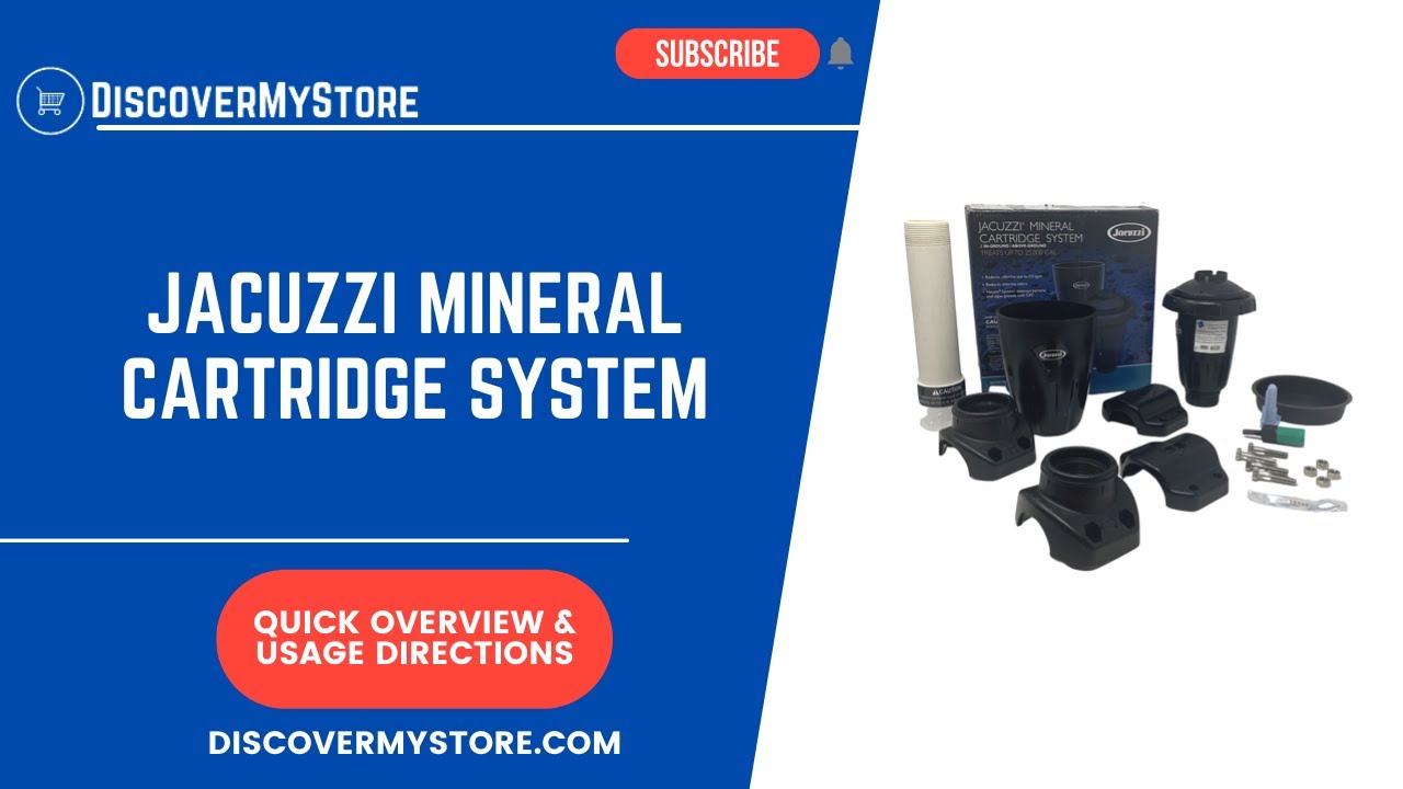 How to Use Jacuzzi Mineral Cartridge System - YouTube