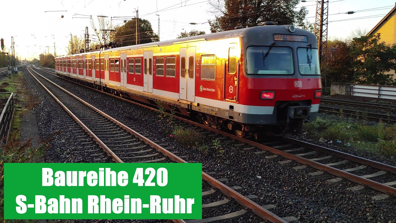 BR 420 an Rhein und Ruhr | Außenaufnahmen - YouTube