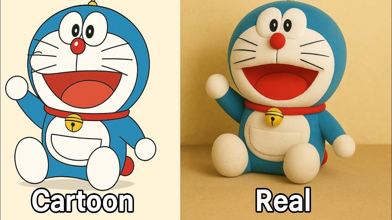 Doraemon Characters in Real Life | How Doraemon Characters Look In Real ...
