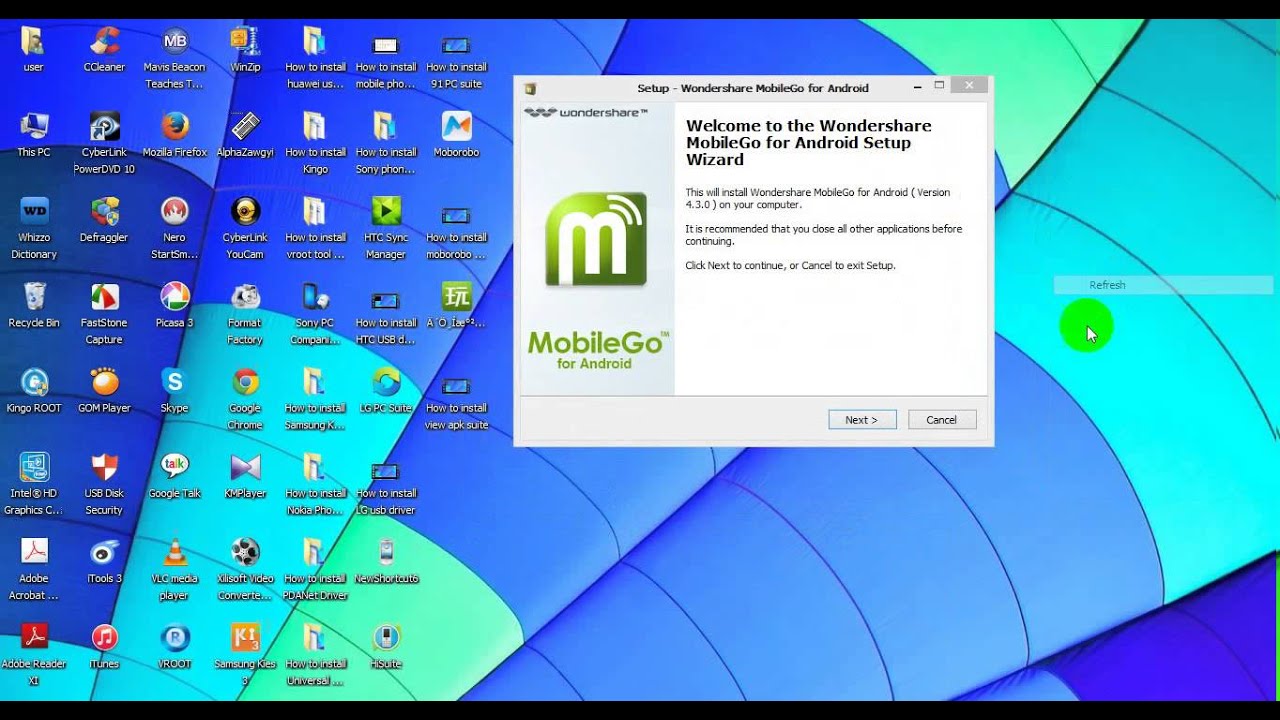 How to install Wondershare MobileGo suite - YouTube