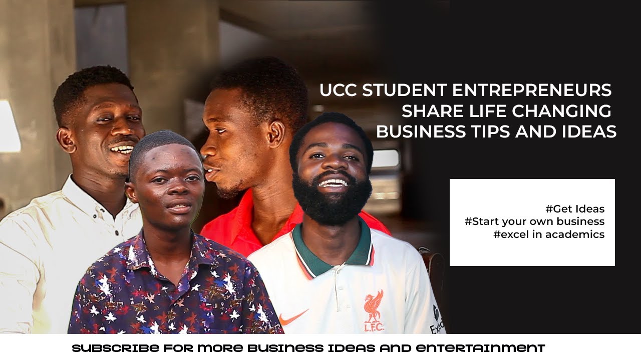 UCC student entrepreneurs share life-changing business ideas. - YouTube