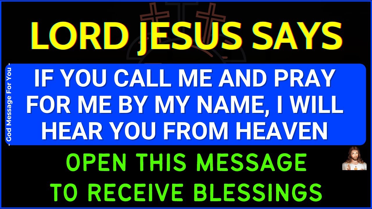 Jesus Christ Message For You Today🌹God Message For You💌Divine Message ...