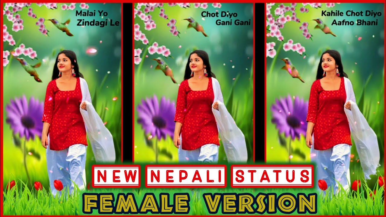 Chot Diyo Trending Nepali Status | Female Version | Chot Diyo | New ...