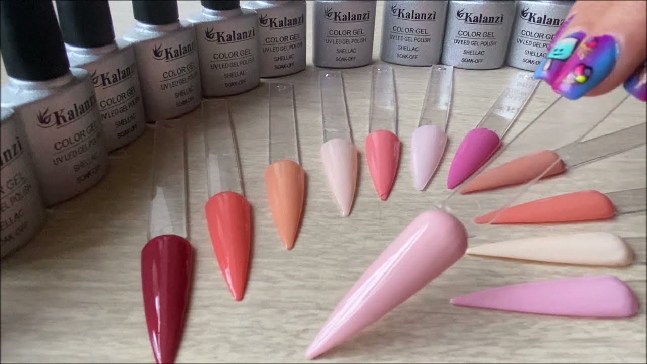 Gel semipermanente súper económico. Gama A de Kalanzi nails - YouTube