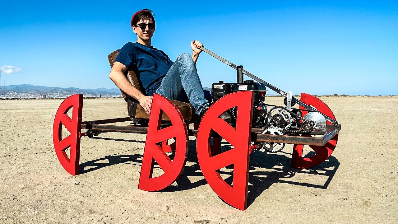 DIY space rover project with half-wheel design - YouTube