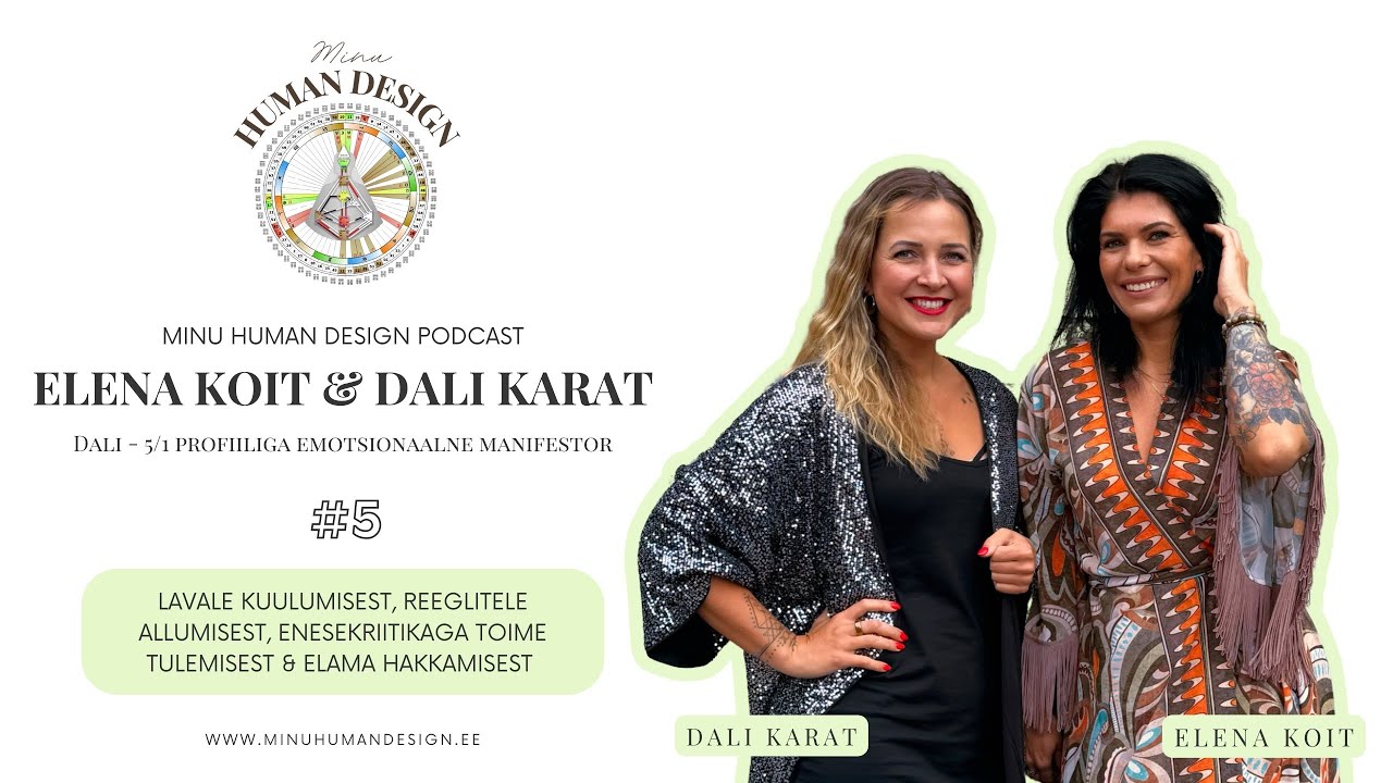 Minu Human Design #5 - Elena Koit & Dali Getter Karat - YouTube