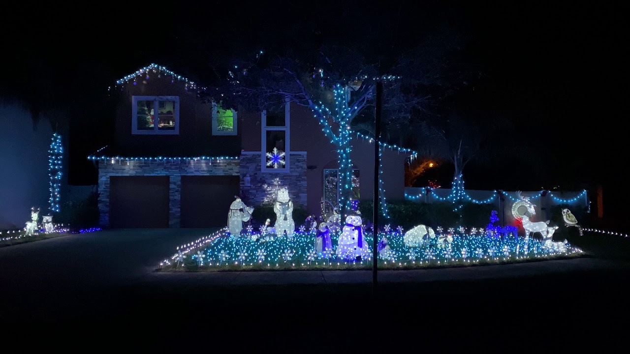 The Dixon's Holiday Displays 4K 'Let It Go' 2020 Christmas Light Show ...