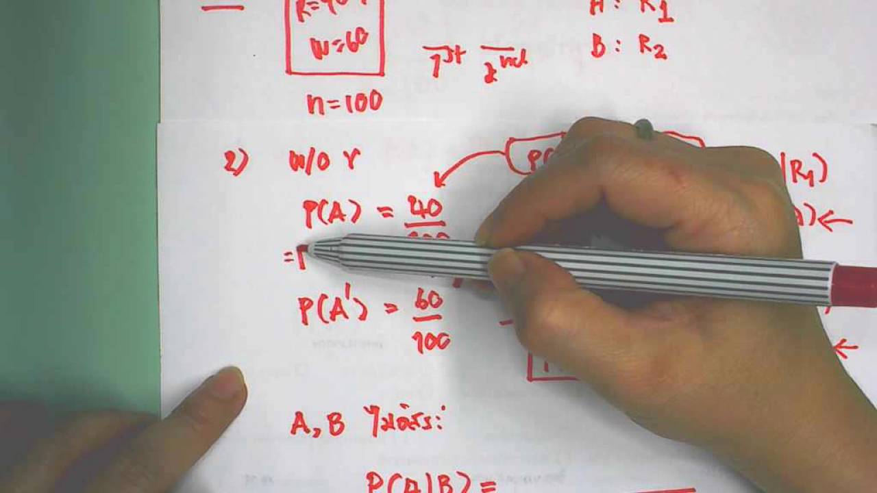 Chapter 2 5 01 Conditional Probability - YouTube