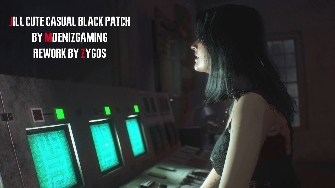 Resident Evil 3 Remake Jill Cute Casual Black Addon outfit - YouTube