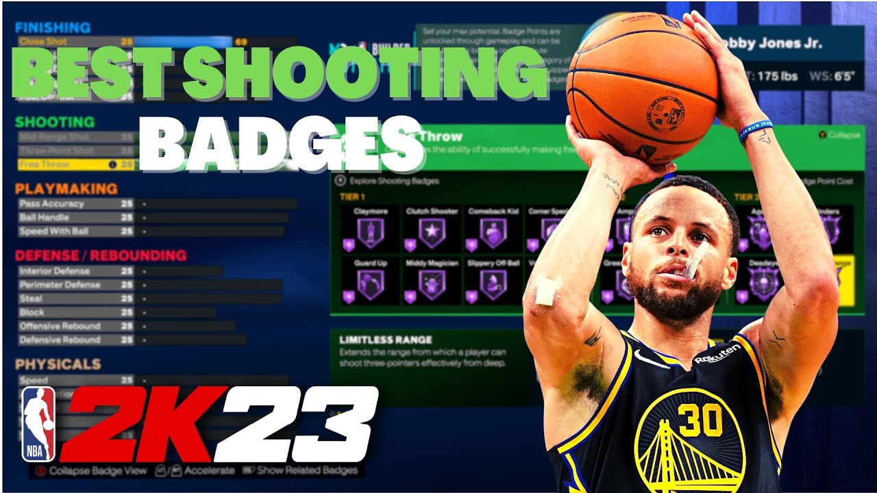 BEST SHOOTING BADGES IN NBA 2K23 - YouTube