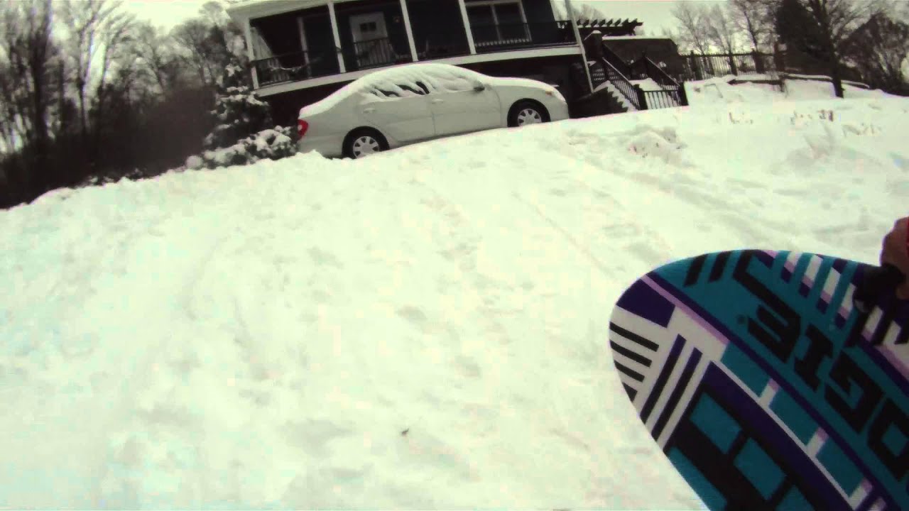 Snow Boogie Board - YouTube
