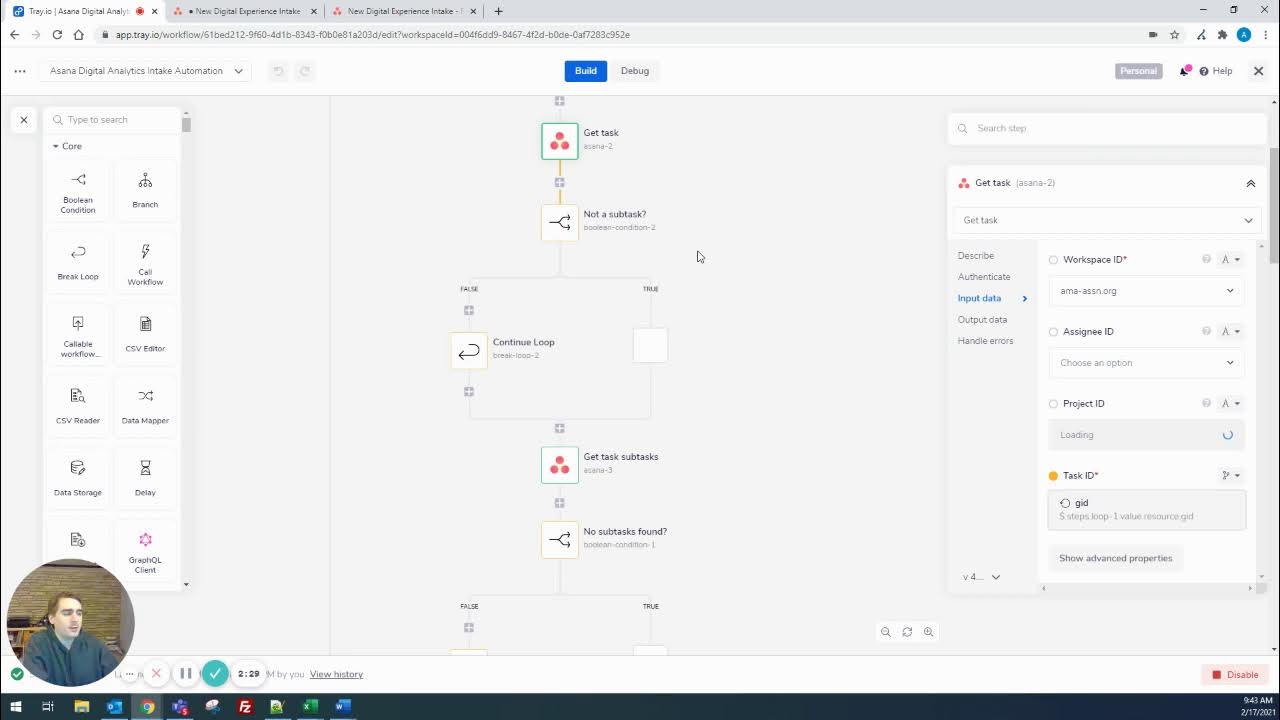 Asana Automation Adding Subtasks to Form Submissions - YouTube