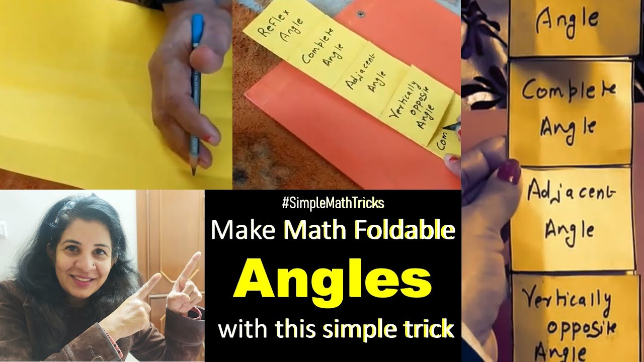 Make Angles Maths Foldable with these Simple Tips #anglesFoldables ...