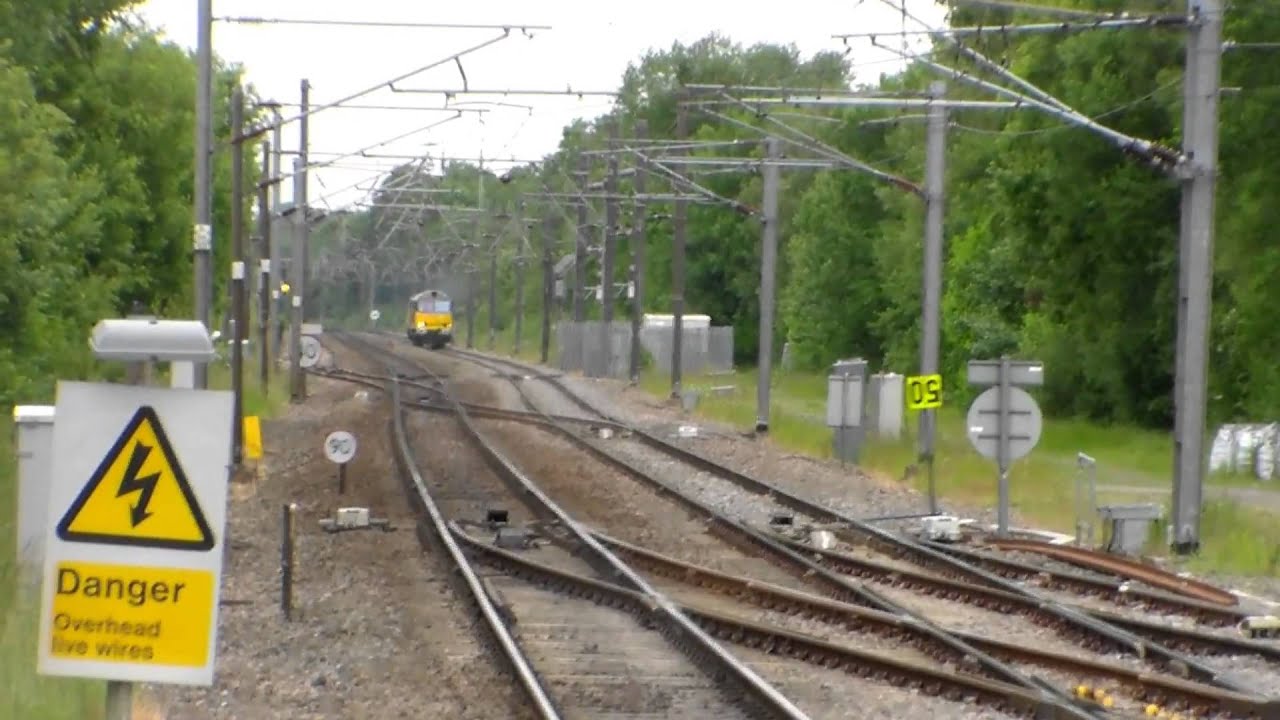 Colas Rail Class 60 & Class 37, 60087 & 37219, 0Z61 passing Barnt Green ...
