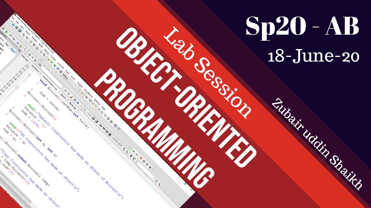 OOP Lab | AB | 18 June 2020 - YouTube