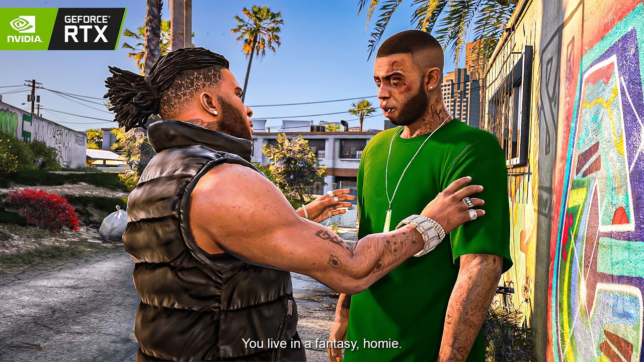 GTA 5 'Franklin & Lamar' All Cutscenes 8K Movie | RTX 4090 Remastered ...