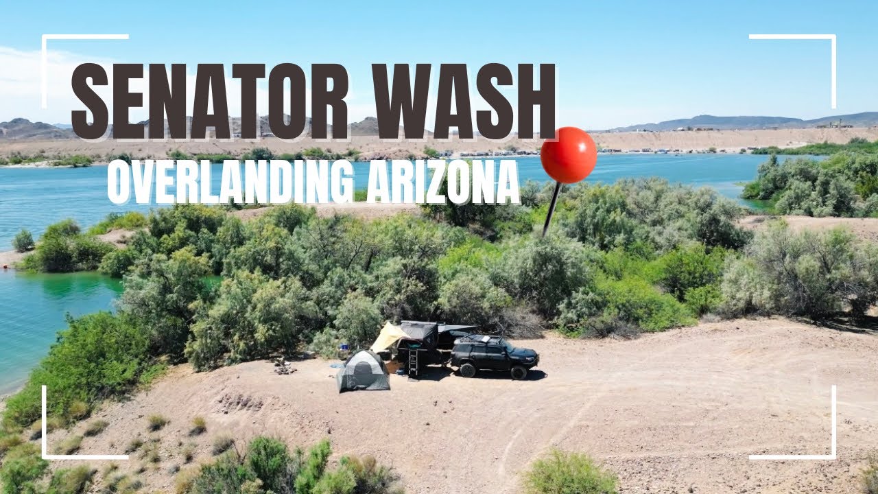 BLM Overland Camping Senator Wash in Yuma AZ - YouTube