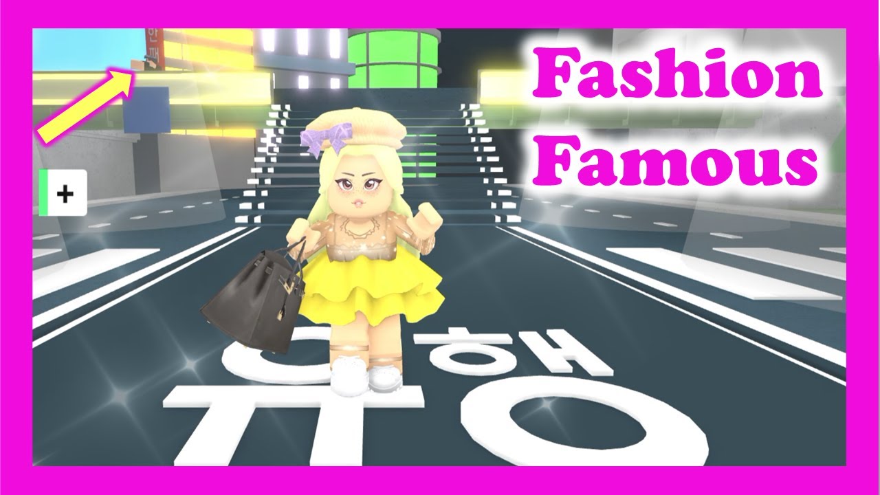 DESFILANDO NA PASSARELA - Roblox Fashion Famous - YouTube