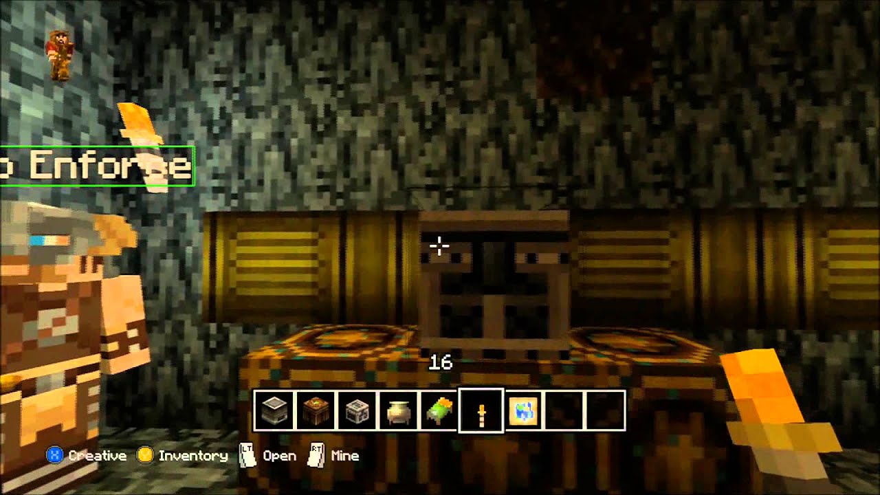 Minecraft XB360 Skyrim Mash Up Secret Dwarven Ruin! - YouTube