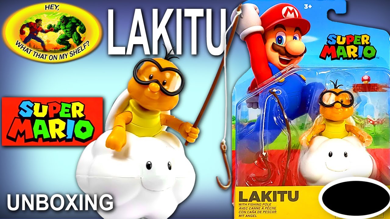 UNBOXING - Super Mario LAKITU - JAKKS Super Mario 4 inch #supermario # ...