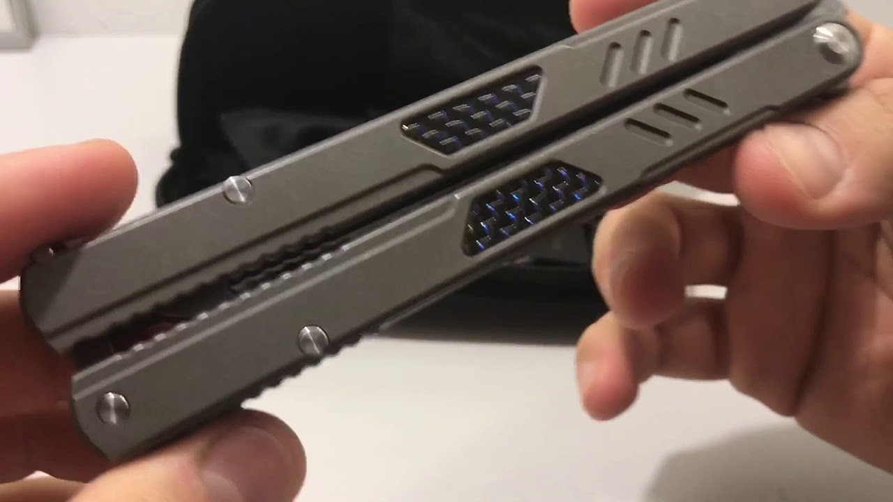 Balisong Gauss M390 от Maxace - не умею их открывать, но зараза сделан ...