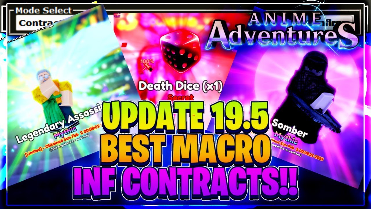 *CONTRACTS* BEST AFK Macro (100% Win Rate) | Anime Adventures - YouTube