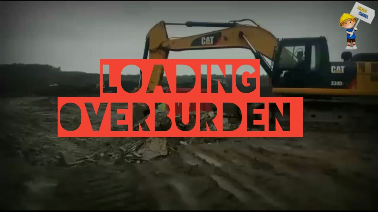 Loading overburden OB menggunakan excavator cat 330D2L dan HINO 500 ...
