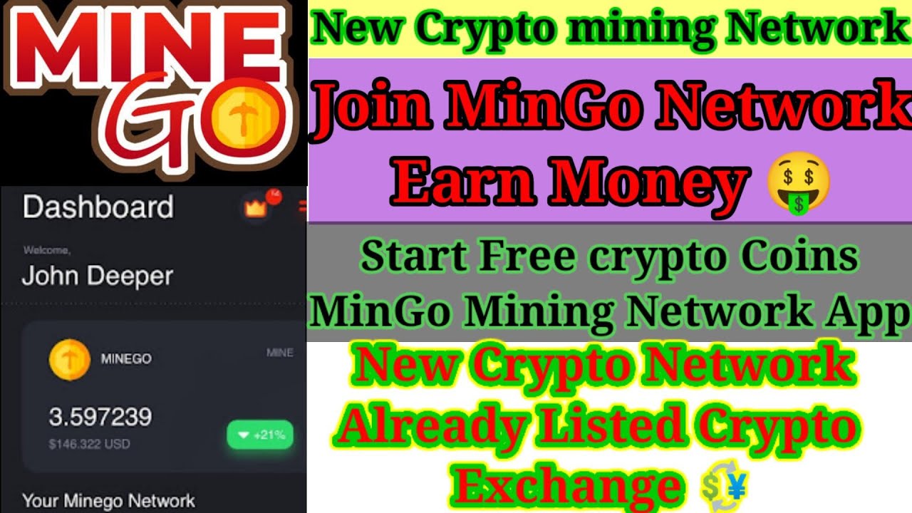 MineGo Network Mining App l Earn Free crypto coin from MinGo Network l New Crypto Mining Network ...