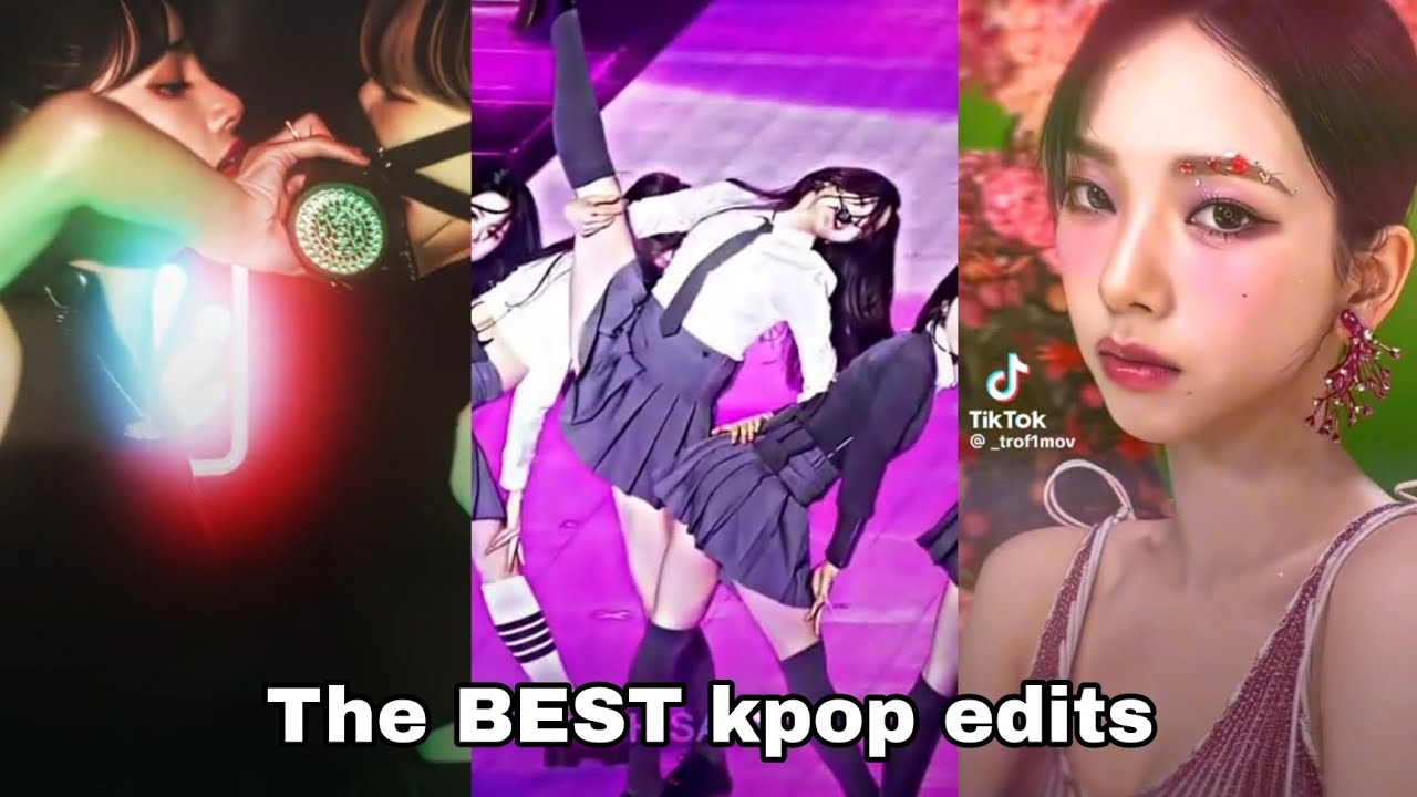 The BEST kpop edits on TikTok - YouTube