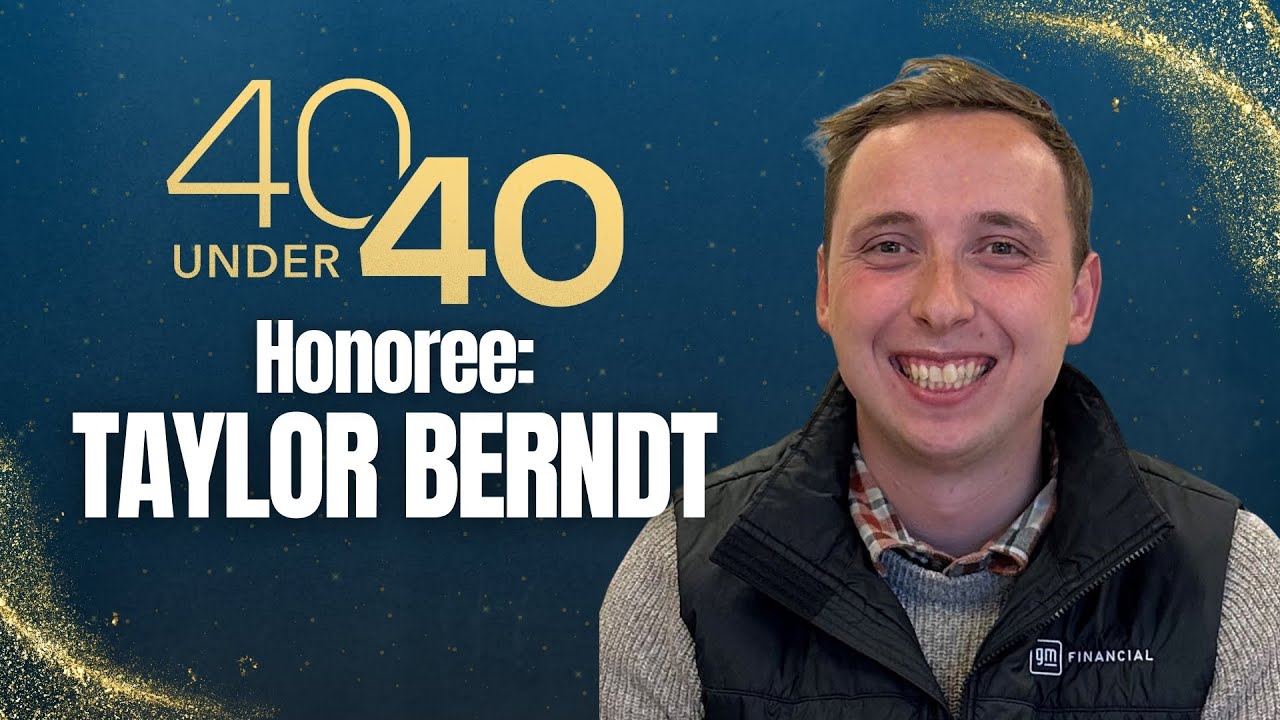 40 Under 40 Honoree: Taylor Berndt | Neuville Motors GM - YouTube