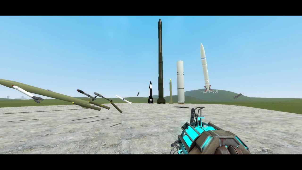 Garry's Mod rocket test cluster nuke Why! - YouTube