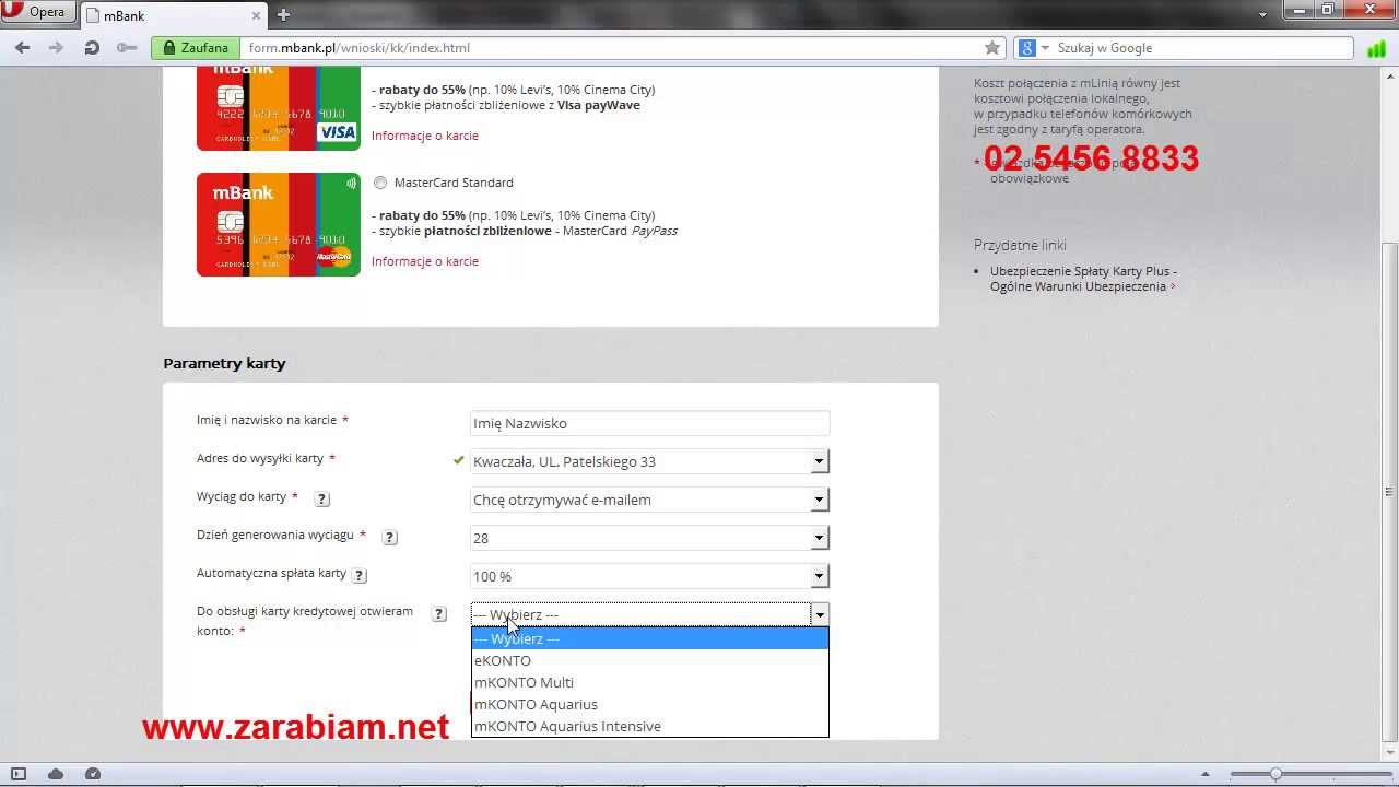 Karta kredytowa mBank - zyskaj dodatkowe 100 PLN! - YouTube