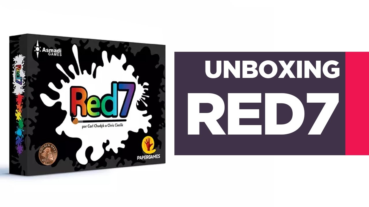 UNBOXING: Red7 - PaperGames - Card Game - YouTube