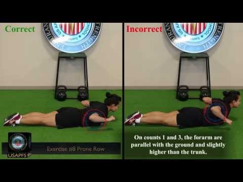 Preparation Drill Exercise 8: Prone Row - YouTube