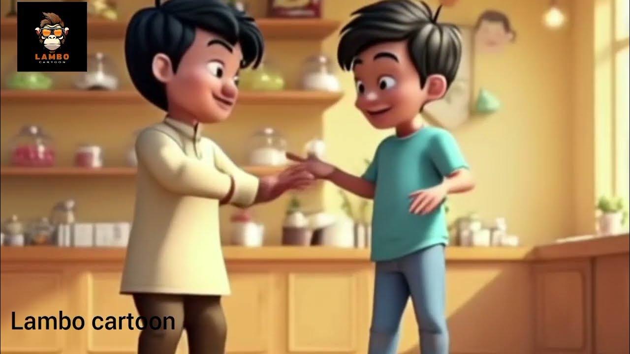 The story of honesty between Mazhar and Adnan || Lambo Cartoon - YouTube