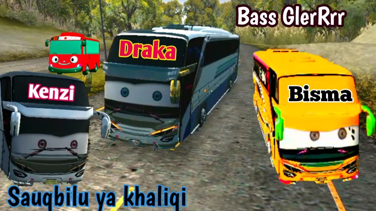 Wow ada bus Kenzi, bus Draka, bus Bisma dari Dunia Loko | Sholawat ...