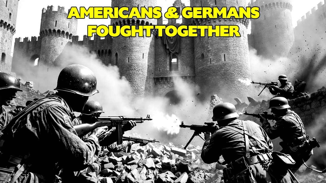 Forbidden Battle Where Americans & Germans Fought Together in WW2 - YouTube
