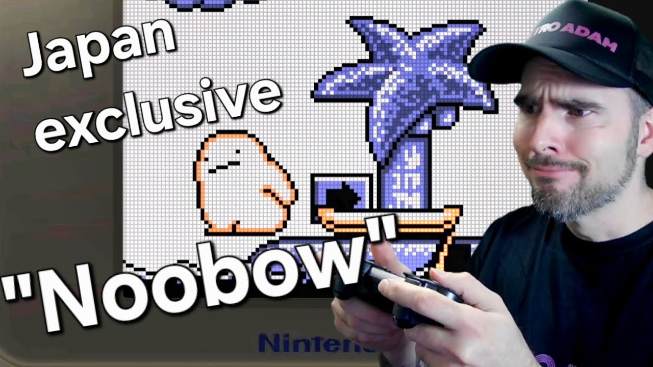 Japanese exclusive GB game Noobow - YouTube