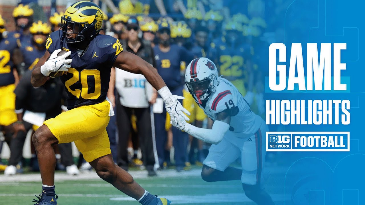 Arkansas State at Michigan | Highlights | Big Ten Football | 09/14/2024 ...