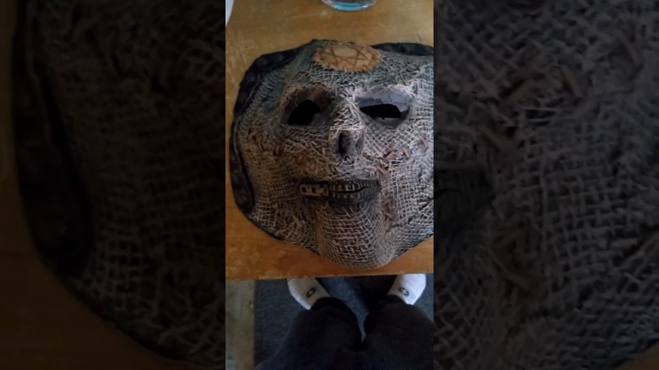 My new Slipknot mask and homemade masks - YouTube