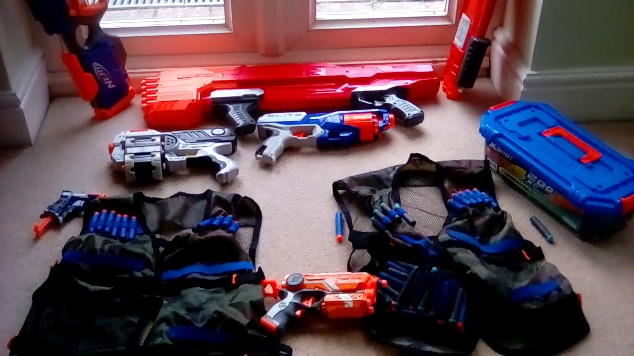 Some of my Nerf Guns, Aug 4, 2018 - YouTube