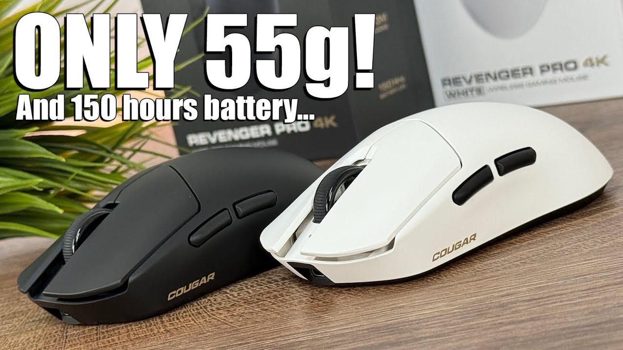 COUGAR REVENGER PRO 4K - Wireless Gaming Mouse Review - YouTube