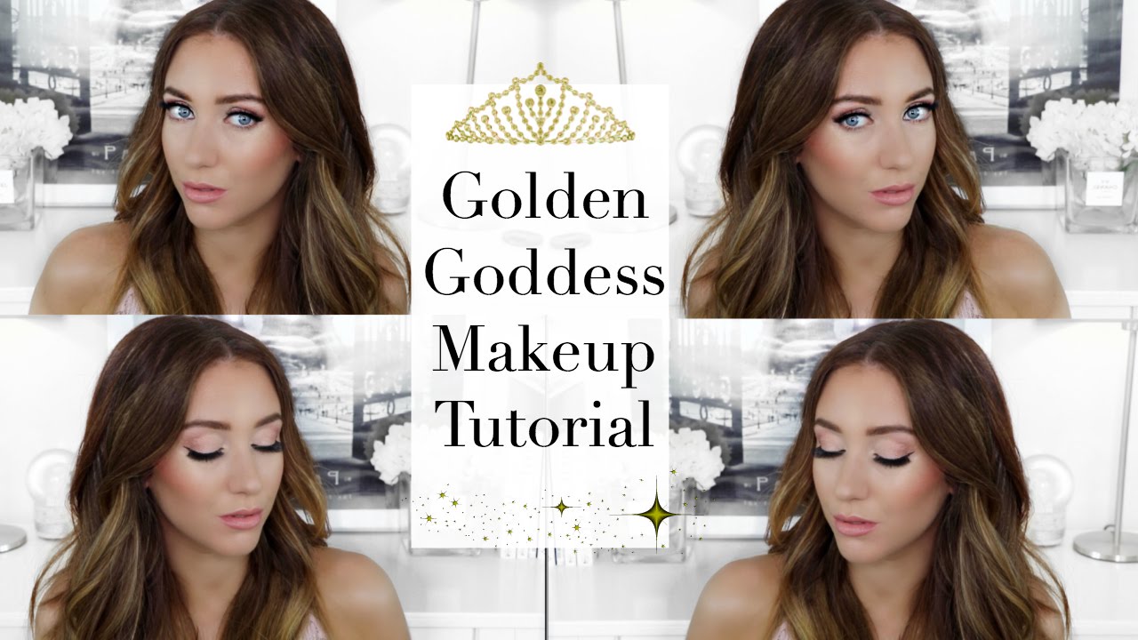 Golden Goddess Makeup Tutorial - YouTube