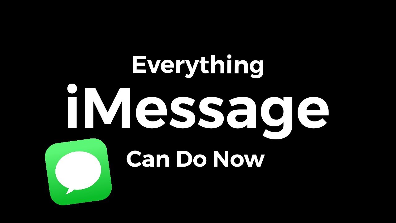 How To Use iMessage Properly (2021) - YouTube