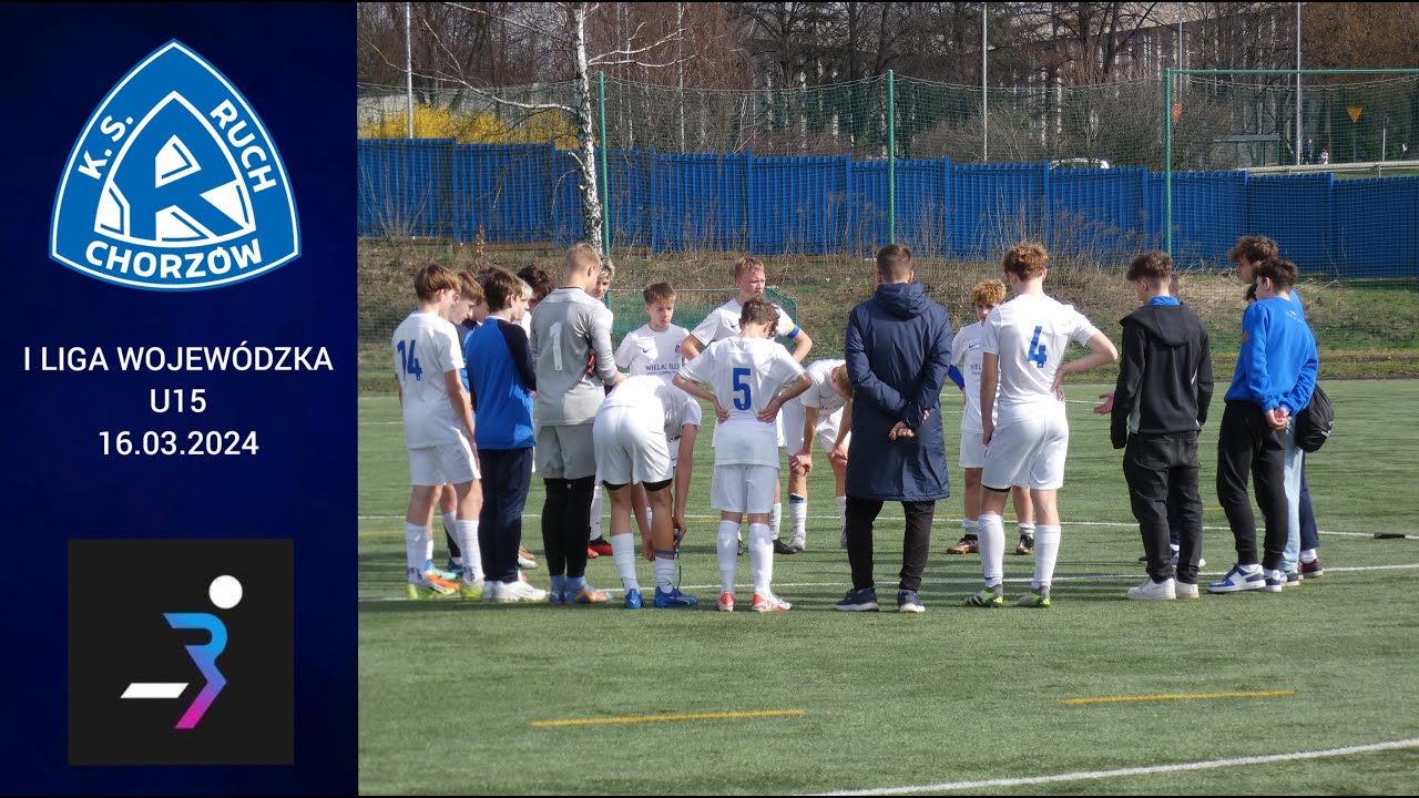Ruch Chorzów vs Rapid Wodzisław Śląski (U15) - YouTube