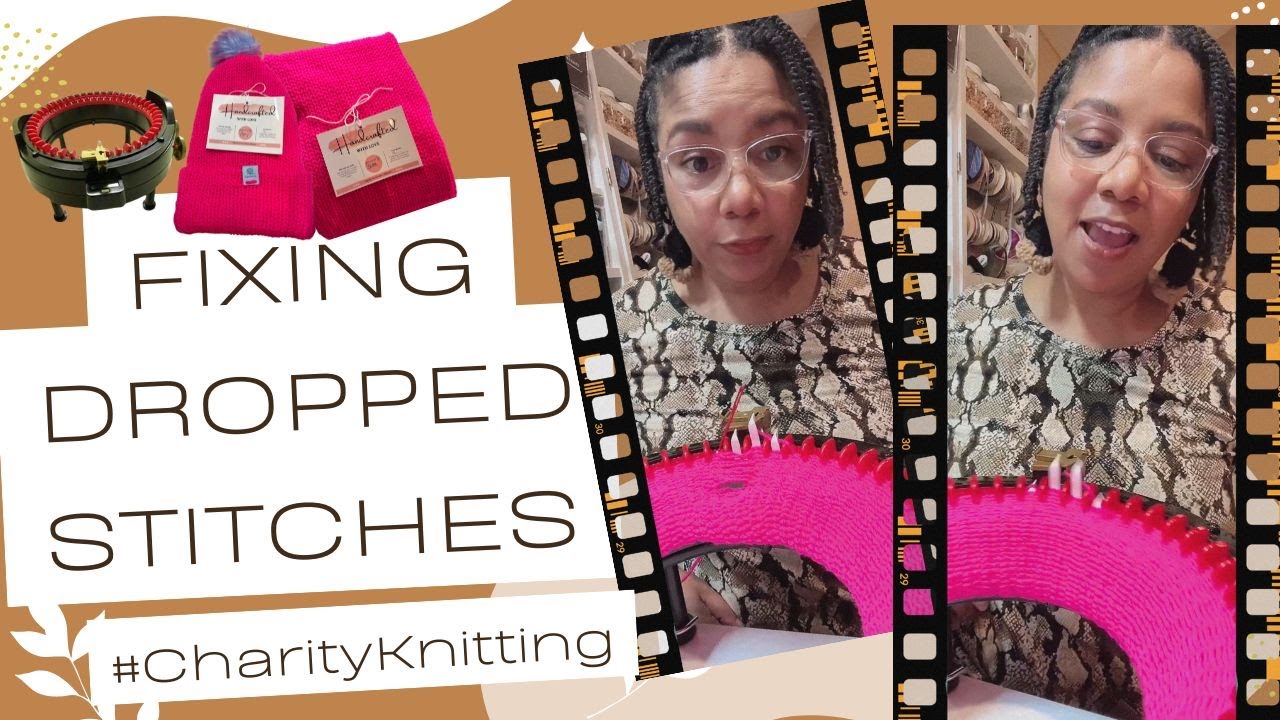 How to Fix Dropped Stitches on the Addi Express Circular Knitting ...