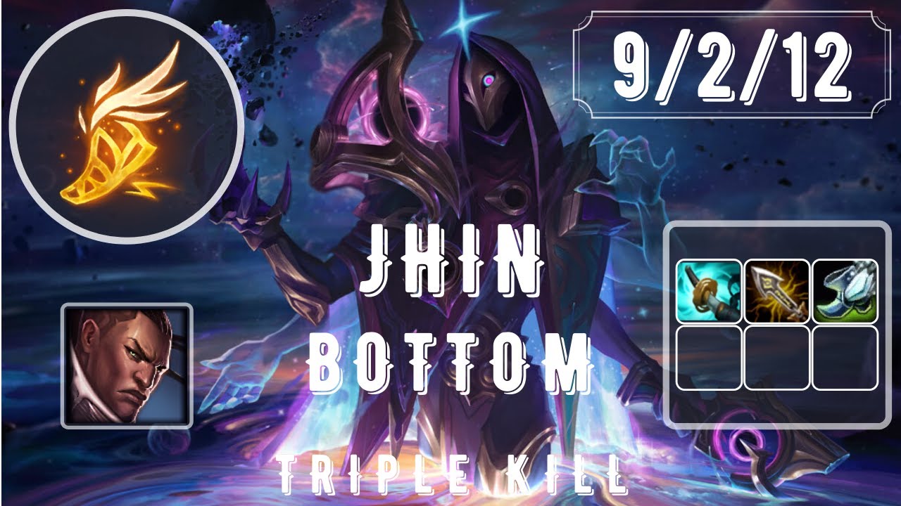 Cap 129 - LOL Jhin Bottom (ADC) vs Lucian Gameplay Highlights Montage ...