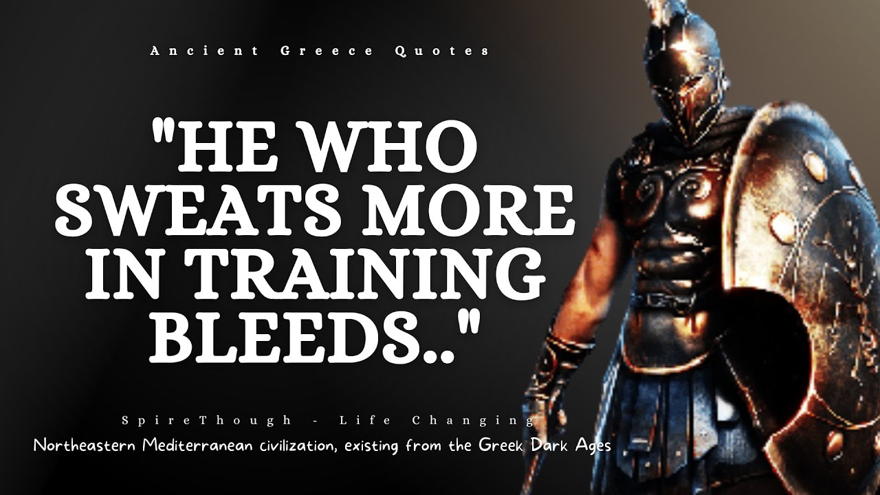Ancient Greek Warrior Quotes