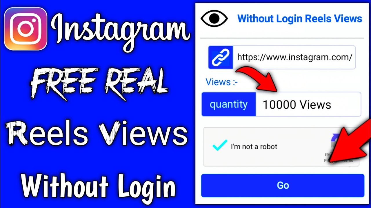 Without Login 2024 | Free Reels Views On Instagram | Instagram Reels ...